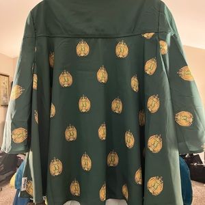 Disney | Tops | Disney Club 33 Blouse In A Large Emerald Green ...